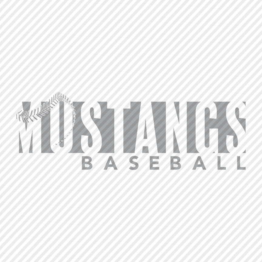 Mustang Baseball block – K. Wells Designs