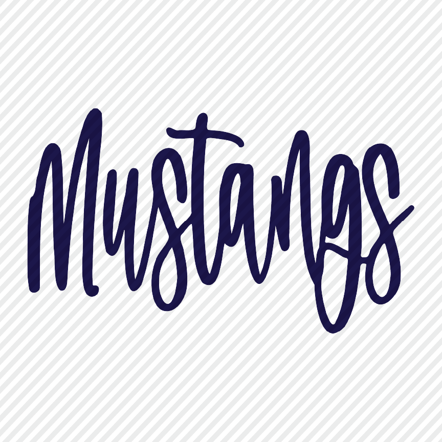 Mustangs Script – K. Wells Designs