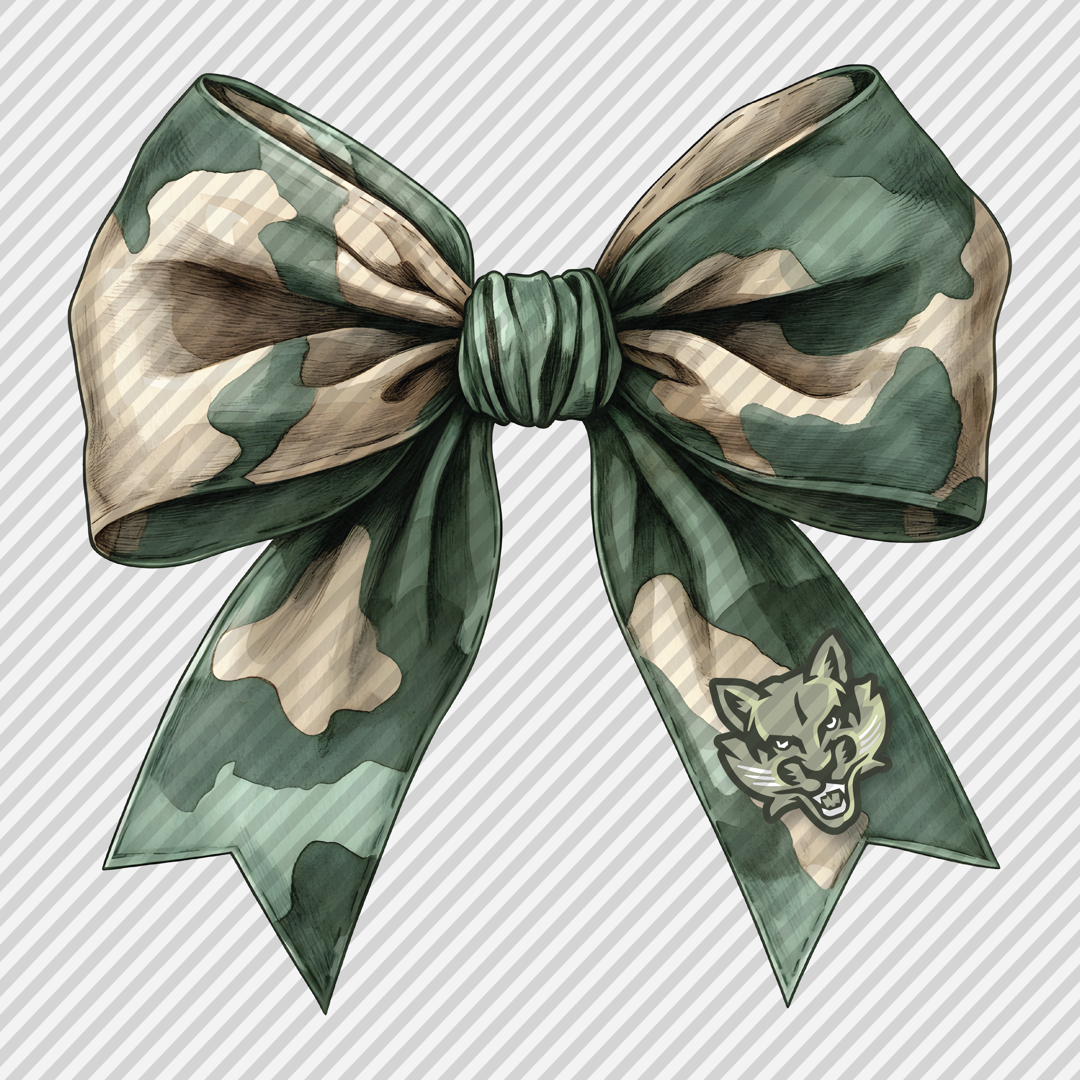 Camo Bow - Bearcats – K. Wells Designs