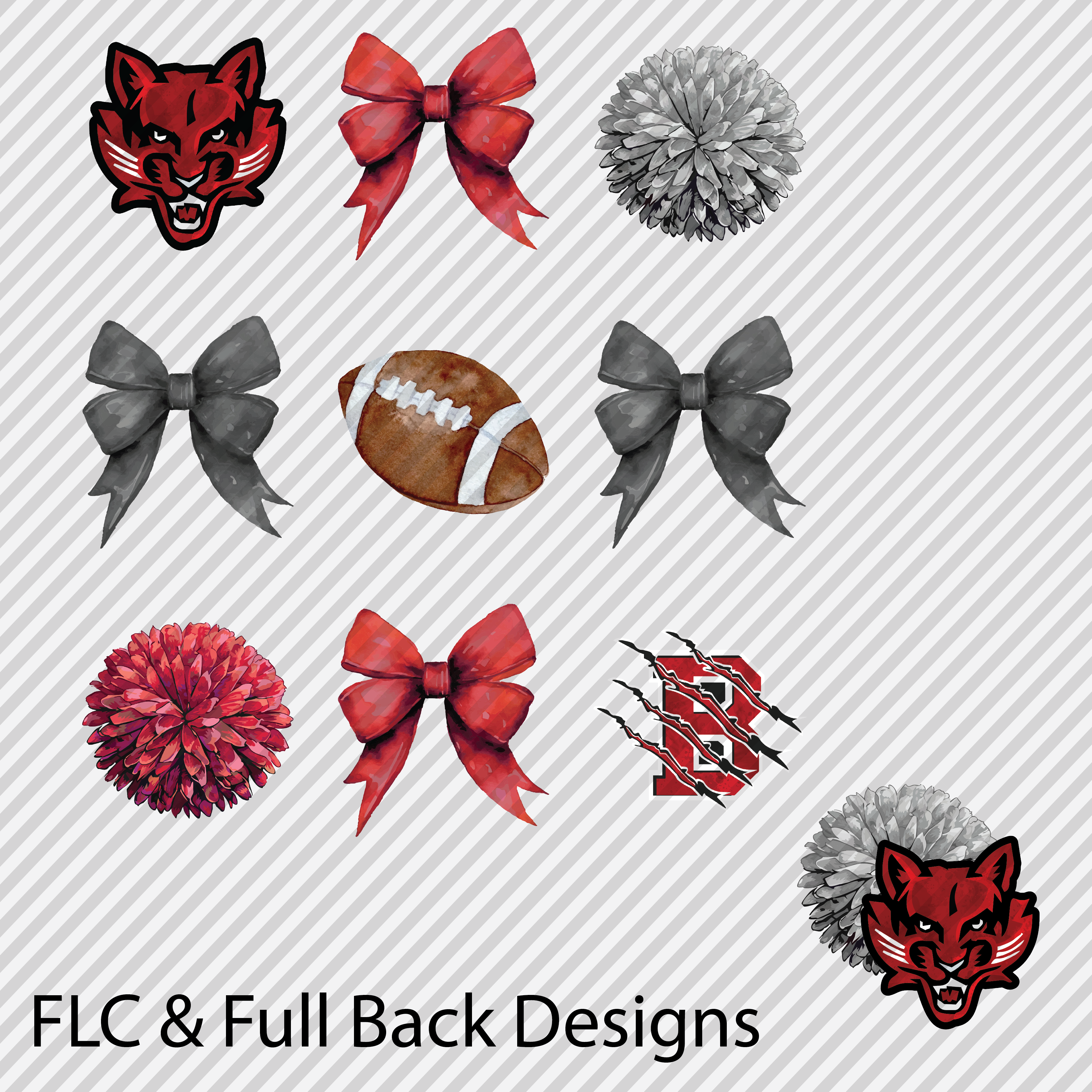 Coquette Brookland - football (FLC & Full Back) – K. Wells Designs